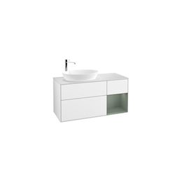 Villeroy & Boch V&B Waschtischunterschrank Finion 120cm, Pl w m, Rg Ol m Lac, glo wh. Lac ; Villeroy & Boch (F931GMGF)