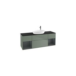 Villeroy & Boch V&B Waschtischunterschrank Finion 160cm, Pl b m, Reg md m Lac, Oli. m Lac ; Villeroy & Boch (F982HGGM)