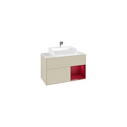 Villeroy & Boch V&B Waschtischunterschrank Finion 100, Pl we m, Reg re Peo, si Gr m Lac ; Villeroy & Boch (F121HBHJ)