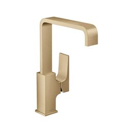 Hansgrohe Waschtisch-Einhebelmischer 230 Metropol m HG, Pus-Op-Abl, A 165mm, brush. bron (32511140)
