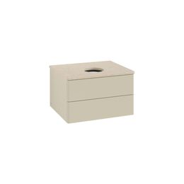 Villeroy & Boch V&B Waschtischunterschrank ohne Frontstruktur -Beleuchtung Antao 60x36x50cm, WBP botti., si Gr m Lac ; Villeroy & Boch (L18013HJ)