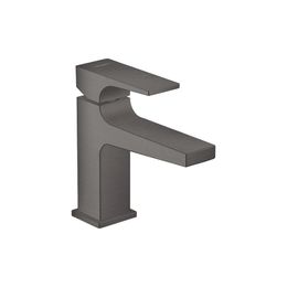 Hansgrohe Waschtisch-Einhebelmischer 100 Metropol m HG, Pus-Op-Abl, A 127mm, brush. bla vc (32500340)