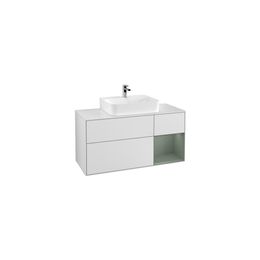 Villeroy & Boch V&B Waschtischunterschrank Wandbeleuchtung Finion 120cm, Pl w m, Rg r Ol m Lac, wh. m Lac ; Villeroy & Boch (G171GMMT)