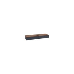 Villeroy & Boch V&B Waschtischunterschrank mit Frontstruktur Antao 160x50cm, WBP-farbe w. wal, md bl. m Lac ; Villeroy & Boch (K14112HG)