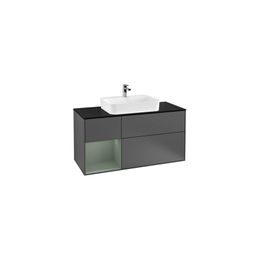 Villeroy & Boch V&B Waschtischunterschrank Finion 120cm, Pl b m, Rg l Ol m Lac, Anthrac. m ; Villeroy & Boch (F412GMGK)
