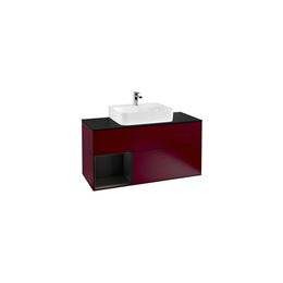 Villeroy & Boch V&B Waschtischunterschrank Wandbeleuchtung Finion 120cm, Pl bla m, Reg li bla m Lac, Peo m ; Villeroy & Boch (G162PDHB)