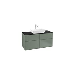 Villeroy & Boch V&B Waschtischunterschrank Wandbeleuchtung Finion 120x60,3cm, Abd.-Pl. bla m, Oli. m Lac ; Villeroy & Boch (G79200GM)