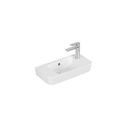 Villeroy & Boch V&B Handwaschbecken O.NOVO Compact 50x25cm, HL R durch-, L vorgest., &Uuml;L, we ; Villeroy & Boch (4342R501)