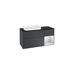 Villeroy & Boch V&B Waschtischunterschrank Finion 120cm, Pl b m, Rg r w m La, md bl. m Lac ; Villeroy & Boch (F282MTHG)