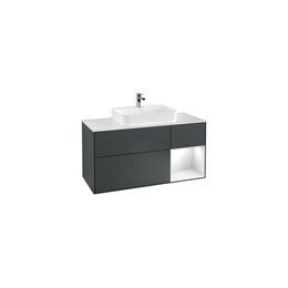 Villeroy & Boch V&B Waschtischunterschrank Finion 120cm, Pl w m, Rg r g w La, md bl. m Lac ; Villeroy & Boch (F421GFHG)