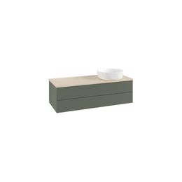 Villeroy & Boch V&B Waschtischunterschrank mit Frontstruktur, mit Beleuchtung Antao 120x36x50cm, WBP botti., lea gre. m Lac ; Villeroy & Boch (L23113HL)
