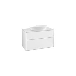 Villeroy & Boch V&B Waschtischunterschrank Finion 100x60,3cm, Abd.-Pl. wh. m, glo wh. Lac ; Villeroy & Boch (FA0100GF)