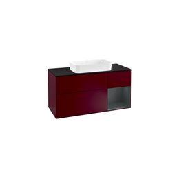 Villeroy & Boch V&B Waschtischunterschrank Wandbeleuchtung Finion 120cm, Pl b m, Rg re md bl. m Lac, Peo m ; Villeroy & Boch (G302HGHB)