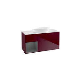 Villeroy & Boch V&B Waschtischunterschrank Finion 120cm, Pl w m, Reg Anthrac. m Lac, Peo m ; Villeroy & Boch (FA61GKHB)