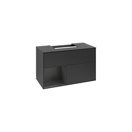 Villeroy & Boch V&B Waschtischunterschrank Finion 100, Pl w m, Rg l si Gr m Lac, bla m Lac ; Villeroy & Boch (F112HJPD)