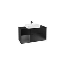 Villeroy & Boch V&B Waschtischunterschrank Finion 120cm, Pl b m, Rg l A m, bla m Lac ; Villeroy & Boch (F412GKPD)