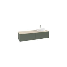 Villeroy & Boch V&B Waschtischunterschrank ohne Frontstruktur Antao 160x50cm, HL, WBP botti., lea gre. m Lac ; Villeroy & Boch (K38053HL)