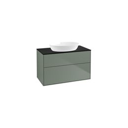Villeroy & Boch V&B Waschtischunterschrank Finion 100x60,3cm, Abd.-Pl. bla m, Oli. m Lac ; Villeroy & Boch (FA0200GM)