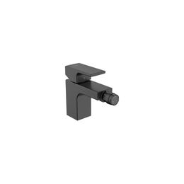 Hansgrohe Bidet-Einhebelmischer Vernis Shape m Zugstangen-Ablaufgarnitur, mattschwarz (71211670)
