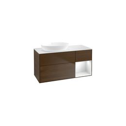 Villeroy & Boch V&B Waschtischunterschrank Wandbeleuchtung Finion 120cm, Pl w m, Reg glo wh. Lac, wal ven ; Villeroy & Boch (GA51GFGN)