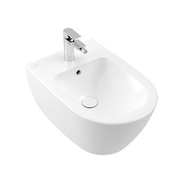 Villeroy & Boch V&B Einhebel-Bidetarmatur Liberty mit Zugstangen-Ablaufgarnitur, chrom ; Villeroy & Boch (TVB10700100061)