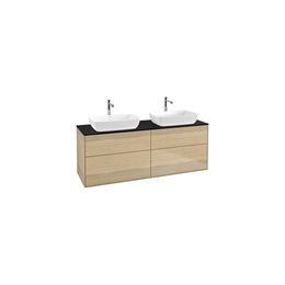 Villeroy & Boch V&B Waschtischunterschrank Finion 160x60cm, Abd.-Pl. bla matt, Oak Veneer ; Villeroy & Boch (F84200PC)