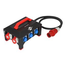 Fa.Brennenstuhl Brennenstuhl Professional Gummi-Stromverteiler BSV 5-63A 2m H07RN-F 5G16,0 1xCEE32A+2x16A, 6x230V (9150630161)