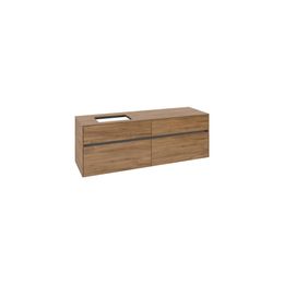 Villeroy & Boch V&B Waschtischunterschrank Collaro 160x54,8x50cm, WT links, kansas oak ; Villeroy & Boch (C12100RH)