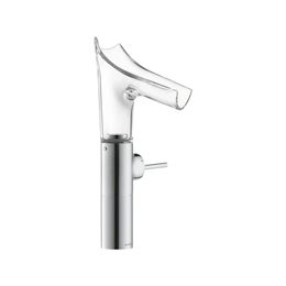 Hansgrohe Waschtisch-Einhebelmischer Axor Starck V 220 m Glasausl., unverschlie&szlig; Abl.garn, chr (12114000)