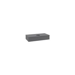 Villeroy & Boch V&B Waschtischunterschrank mit Frontstruktur Antao 100x19x50cm, WBP Lac, Anthrac. m Lac ; Villeroy & Boch (K09110GK)