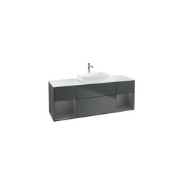 Villeroy & Boch V&B Waschtischunterschrank Finion 160cm, Pl w m, Rg A m Lac, md bl. m Lac ; Villeroy & Boch (F861GKHG)