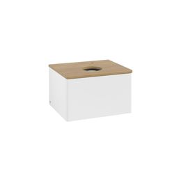 Villeroy & Boch V&B Waschtischunterschrank ohne Frontstruktur -Beleuchtung Antao 60x36x50cm, HL, WBP hon. Oa, wh. m Lac ; Villeroy & Boch (L29051MT)