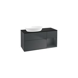 Villeroy & Boch V&B Waschtischunterschrank Finion 120cm, Pl b m, Rg md m Lac, md bl. m Lac ; Villeroy & Boch (FA52HGHG)