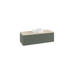 Villeroy & Boch V&B Waschtischunterschrank mit Frontstruktur Antao 120x36x50cm, WBP botti., lea gre. m Lac ; Villeroy & Boch (K32113HL)