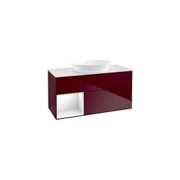 Villeroy & Boch V&B Waschtischunterschrank Finion 120cm, Pl wh. m, Reg glo wh. Lac, Peo m ; Villeroy & Boch (FA61GFHB)