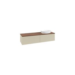 Villeroy & Boch V&B Waschtischunterschrank mit Frontstruktur Antao 160x50cm, WBP-farbe w. wal, si Gr m Lac ; Villeroy & Boch (K38112HJ)