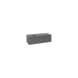 Villeroy & Boch V&B Waschtischunterschrank ohne Frontstruktur Antao 120x36x50cm, WBP Lac, Anthrac. m Lac ; Villeroy & Boch (K33010GK)