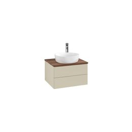 Villeroy & Boch V&B Waschtischunterschrank ohne Frontstruktur Antao 60x36x50cm, HL, WBP w. wal, si Gr m Lac ; Villeroy & Boch (K18052HJ)