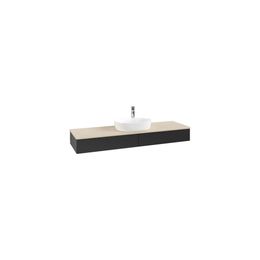 Villeroy & Boch V&B Waschtischunterschrank ohne Frontstruktur Antao 160x50cm, HL, WBP botti., bla m Lac ; Villeroy & Boch (K14053PD)