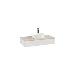 Villeroy & Boch V&B Waschtischunterschrank ohne Frontstruktur Antao 100x19x50cm, HL, WBP botti., glo wh. Lac ; Villeroy & Boch (K09053GF)