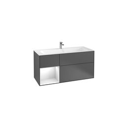 Villeroy & Boch V&B Waschtischunterschrank Wandbeleuchtung Finion 119,6x59,1cm, Rg l si G m La, Anthrac. m ; Villeroy & Boch (G060HJGK)
