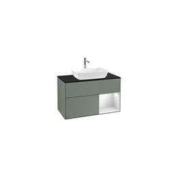 Villeroy & Boch V&B Waschtischunterschrank Wandbeleuchtung Finion 100, Pl bla m, Reg wh. m Lac, Oli. m Lac ; Villeroy & Boch (G782MTGM)
