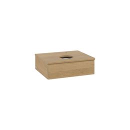 Villeroy & Boch V&B Waschtischunterschrank mit Frontstruktur -Beleuchtung Antao 60x19x50cm, HL, WBP hon. Oa, hon. Oa ; Villeroy & Boch (L07151HN)
