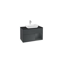 Villeroy & Boch V&B Waschtischunterschrank Finion 100, Pl b m, Reg md m Lac, md bl. m Lac ; Villeroy & Boch (F782HGHG)