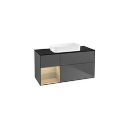 Villeroy & Boch V&B Waschtischunterschrank Finion 120x60 cm, Reg li Oa ven, Anthrac. matt ; Villeroy & Boch (F702PCGK)