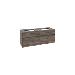 Villeroy & Boch V&B Waschtischunterschrank Collaro 140x54,8x50cm, f 2 WT, stone oak ; Villeroy & Boch (C11900RK)