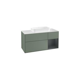 Villeroy & Boch V&B Waschtischunterschrank Wandbeleuchtung Finion 120cm, Pl w m, Rg r md b m La, Ol m Lac ; Villeroy & Boch (G301HGGM)