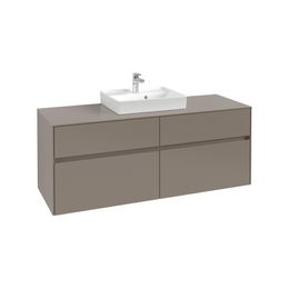 Villeroy & Boch V&B Waschtischunterschrank Collaro 140x54,8x50cm, WT mi, LED 10 W, Mar bl. ; Villeroy & Boch (C073B0VQ)