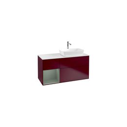 Villeroy & Boch V&B Waschtischunterschrank Wandbeleuchtung Finion 120cm, Pl wh. m, Reg Oli. m Lac, Peo m ; Villeroy & Boch (G801GMHB)