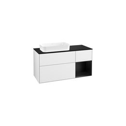 Villeroy & Boch V&B Waschtischunterschrank Wandbeleuchtung Finion 120cm, Pl b m, Rg r b m Lac, glo wh. Lac ; Villeroy & Boch (G282PDGF)